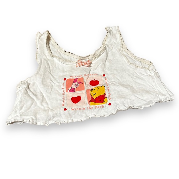 Disney | Shirts & Tops | Vintage Disney Winnie The Pooh Crop Top Tank ...